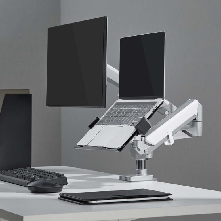 Universal laptop holder for monitor arms – LH100 – IntekView