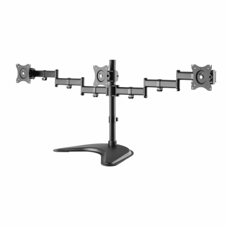 Freestanding triple desk mount – MS303 – IntekView