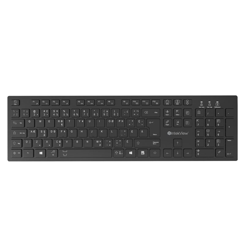 Wireless Normalized French Canadian Keyboard CAN/CSA – K500NWL – IntekView